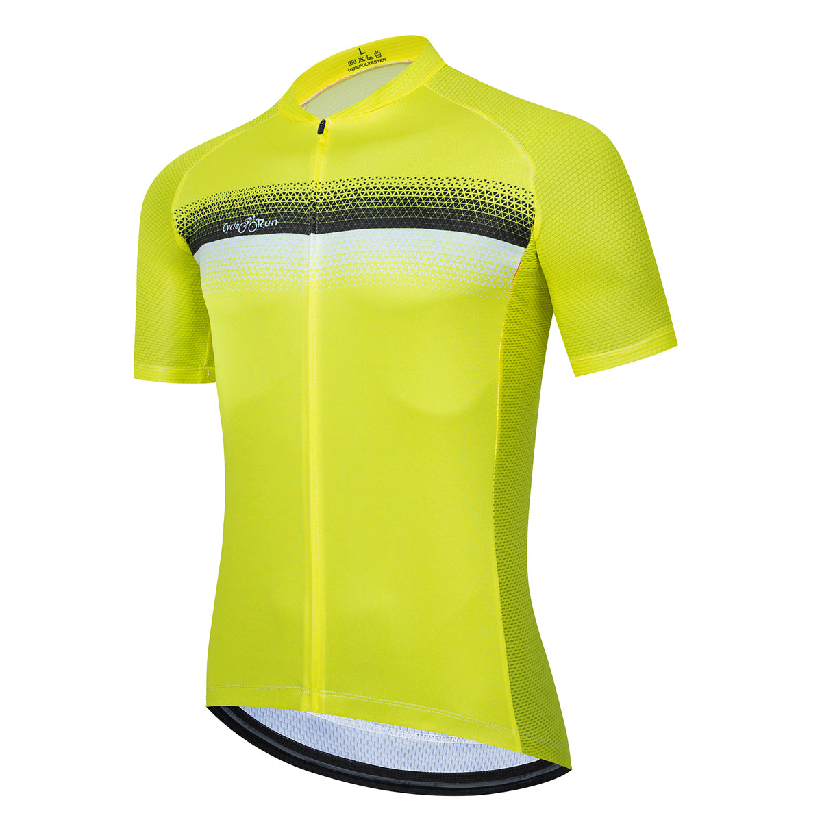 Neon jersey Model2 - Yellow – Cycle-Run