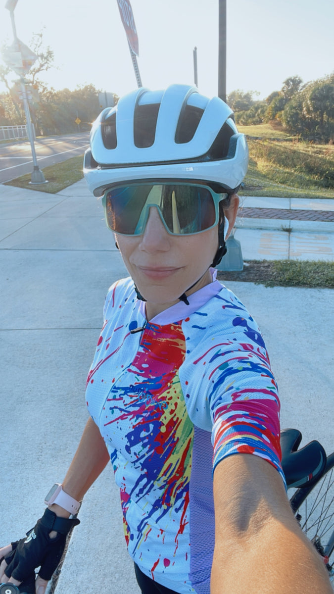 Color Splash Cycling jersey for women – Cycle-Run